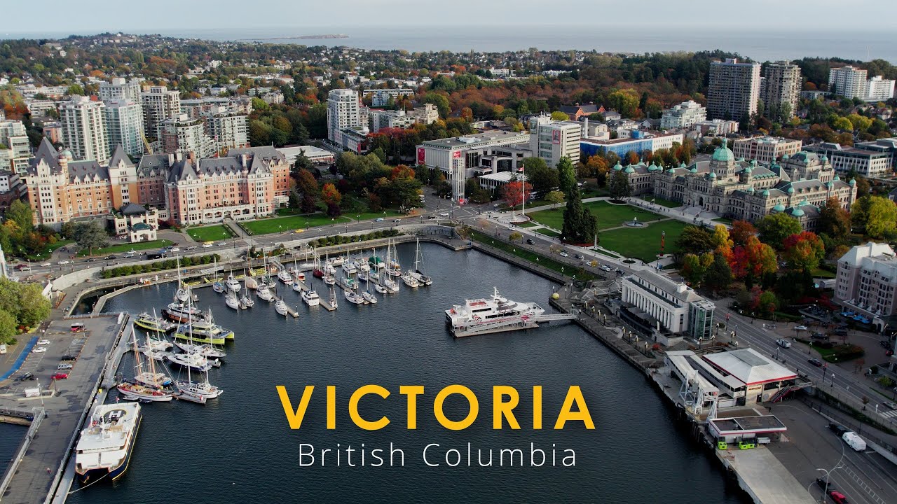 Victoria BC Aerial Drone Footage 4K - YouTube