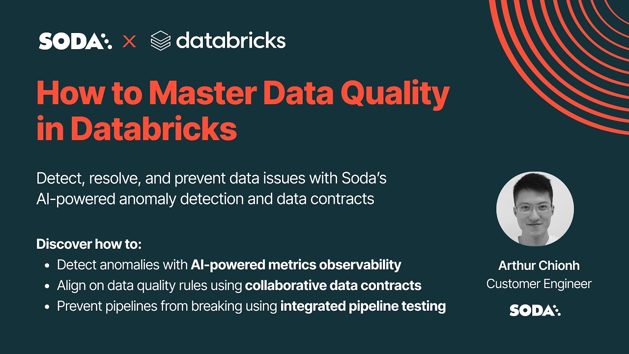 How to Master Data Quality in Databricks | Soda Live - YouTube