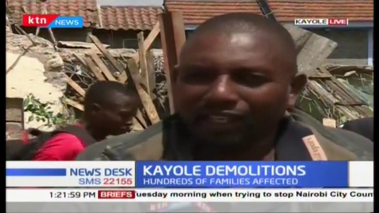 Kayole demolitions continue as residents and locals leaders stage ...
