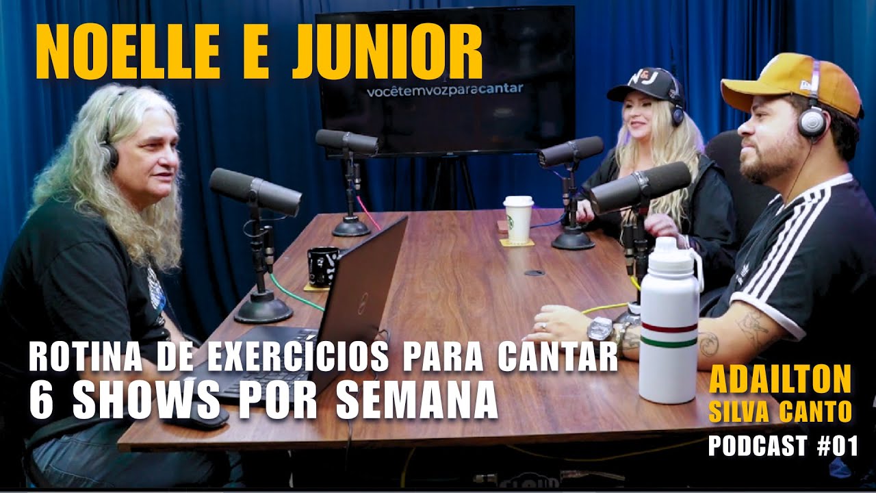 NOELLE E JUNIOR - Rotina de exercícios para cantar 6 shows por semana ...