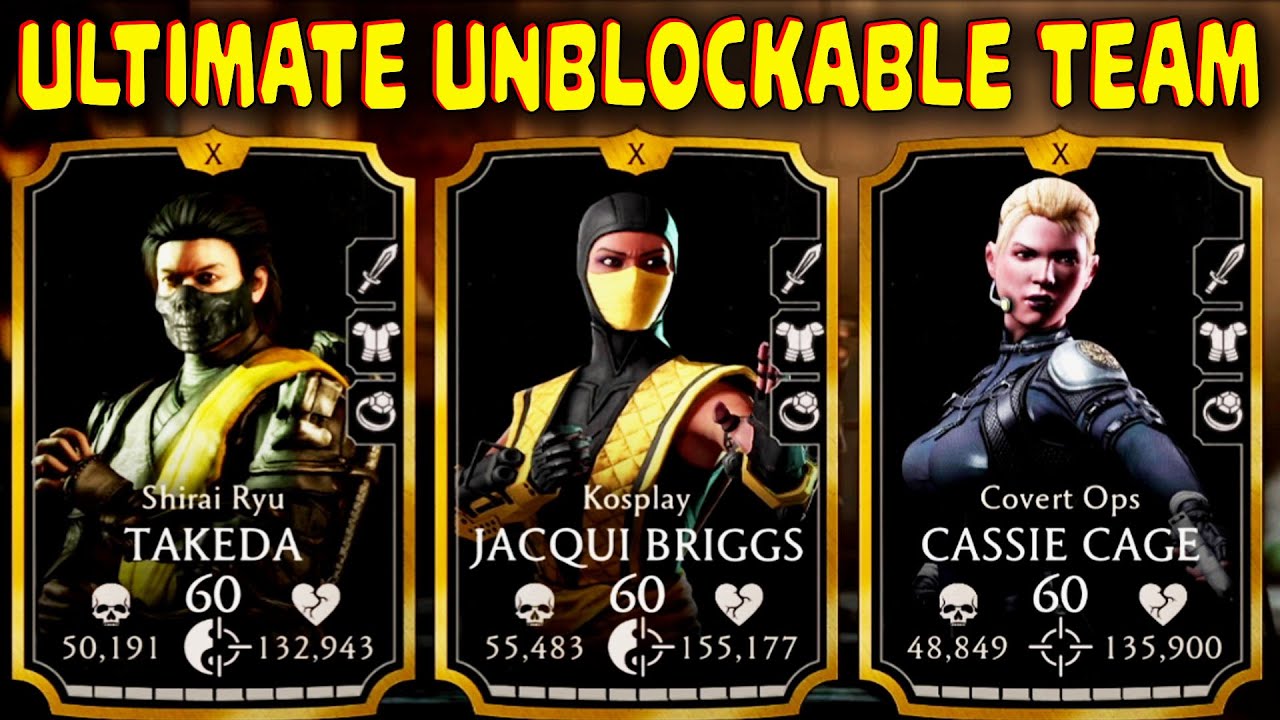 MK Mobile. Unblockable Team + Unblockable Equipment = EASY WINS! - YouTube