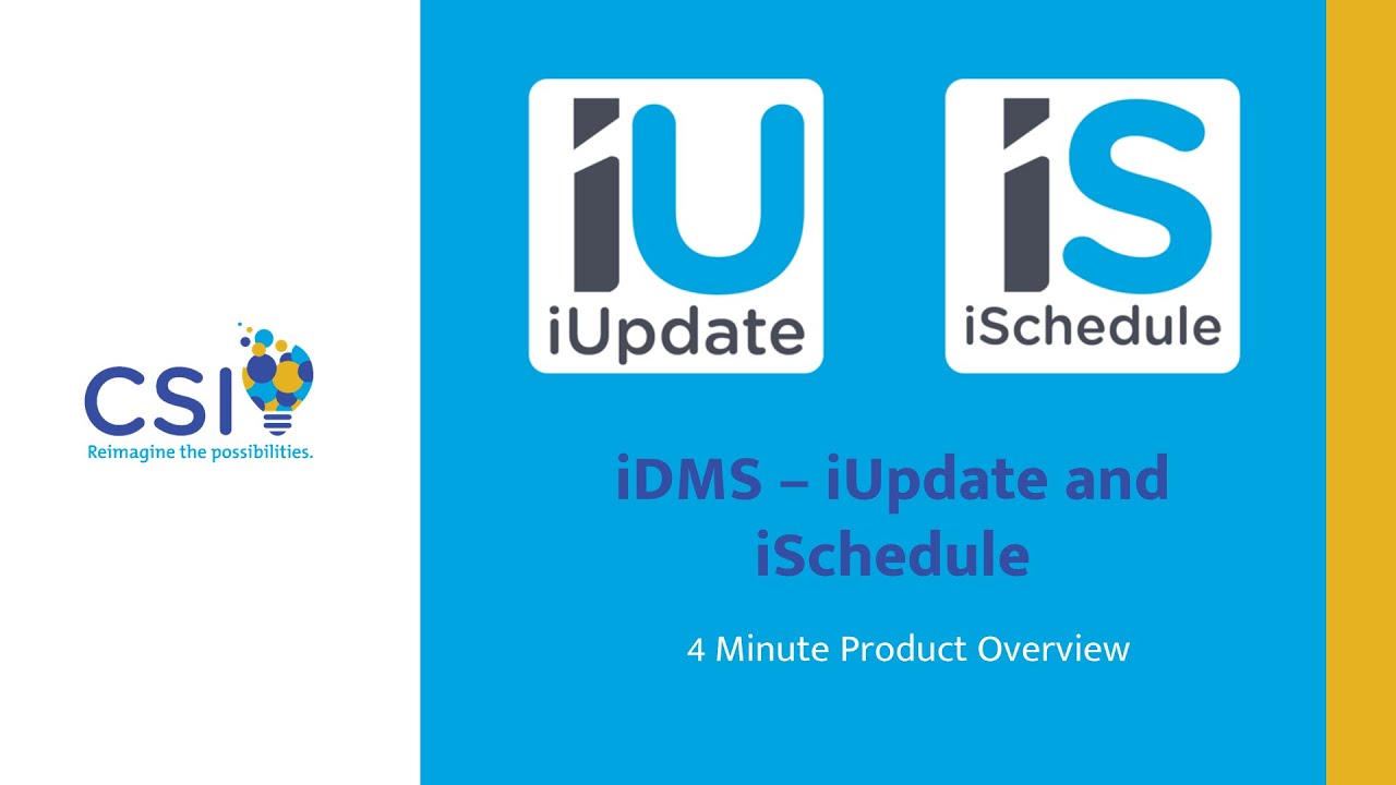 iMIS Data Management Suite | Introduction of iUpdate Cloud and ...
