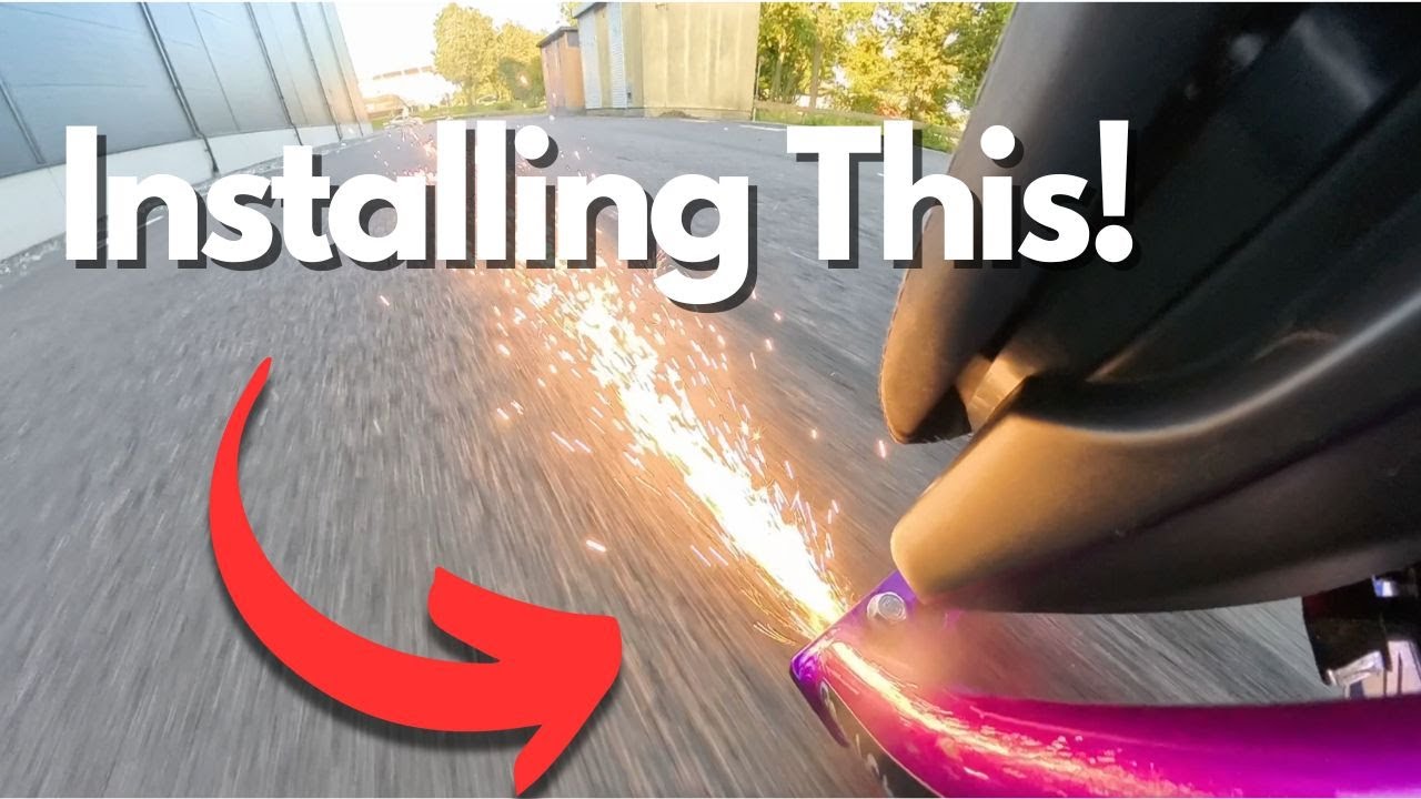 Scrape bar install on MT07 - Stunt Build Series Part 5! - YouTube