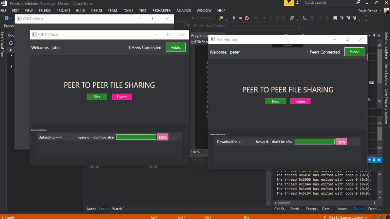 Peer To Peer Programming File Sharing System With C Part 2 Youtube