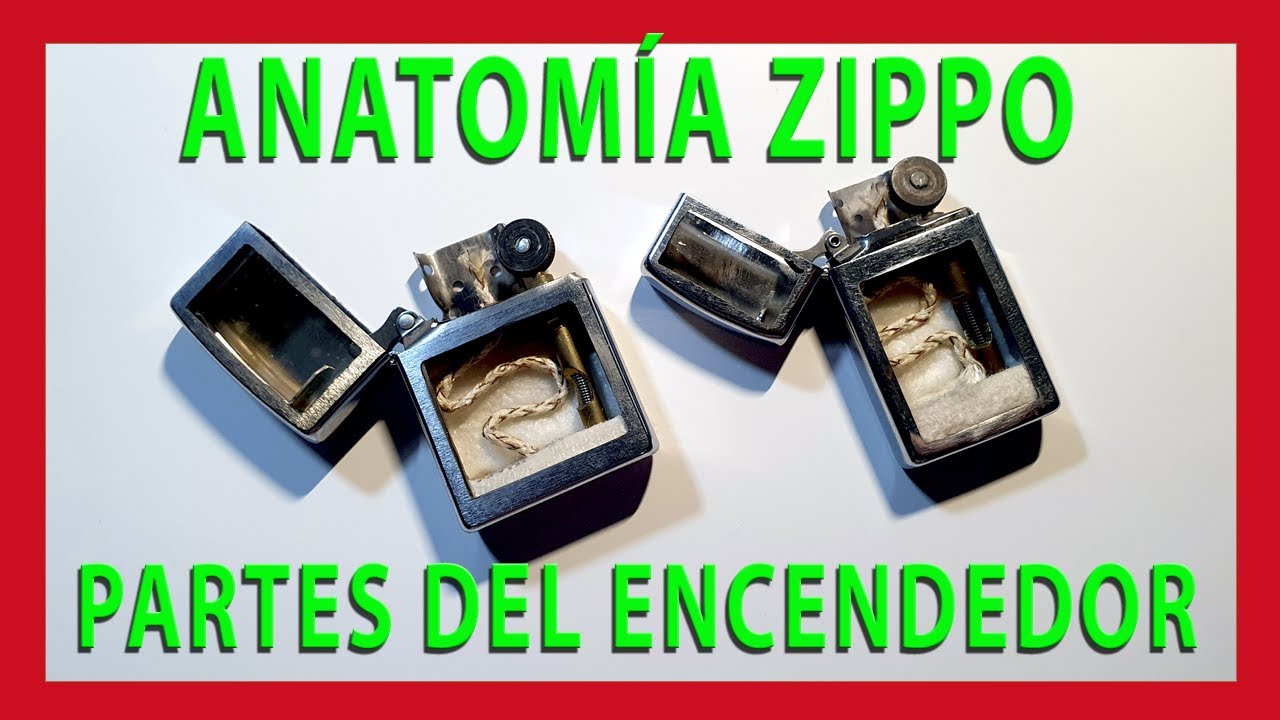 Zippo Anatomía. Piezas del encendedor. Cómo funciona el encendedor ...