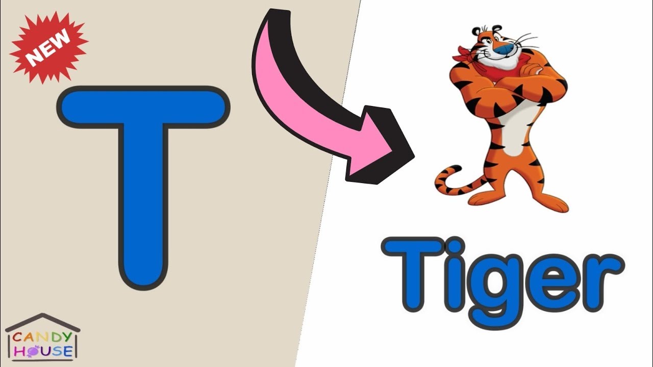 The Letter T - Learn the Alphabet - Phonics - YouTube