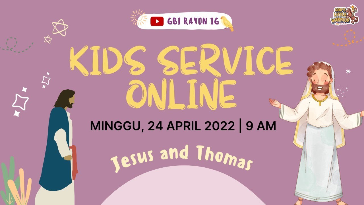 Kids Sunday Service April, 24th 2022 - YouTube