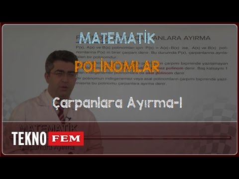 10. Sınıf MATEMATİK - Çarpanlara Ayırma-1