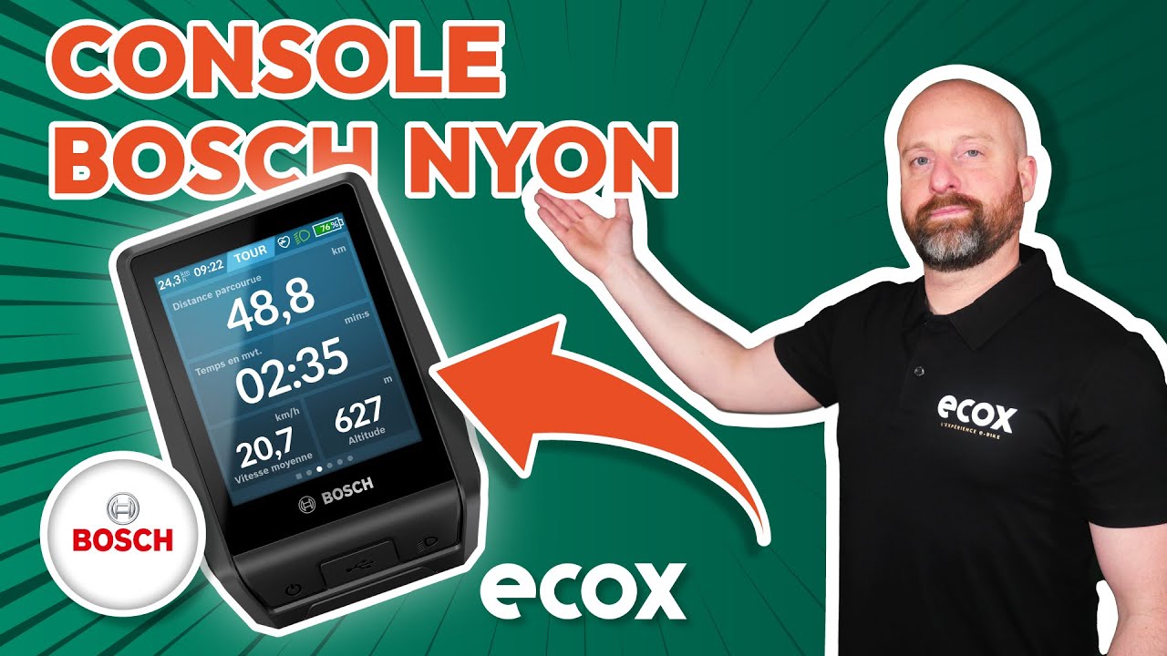 Comment utiliser la Console Bosch Nyon ? | Les Tutos Ecox - YouTube