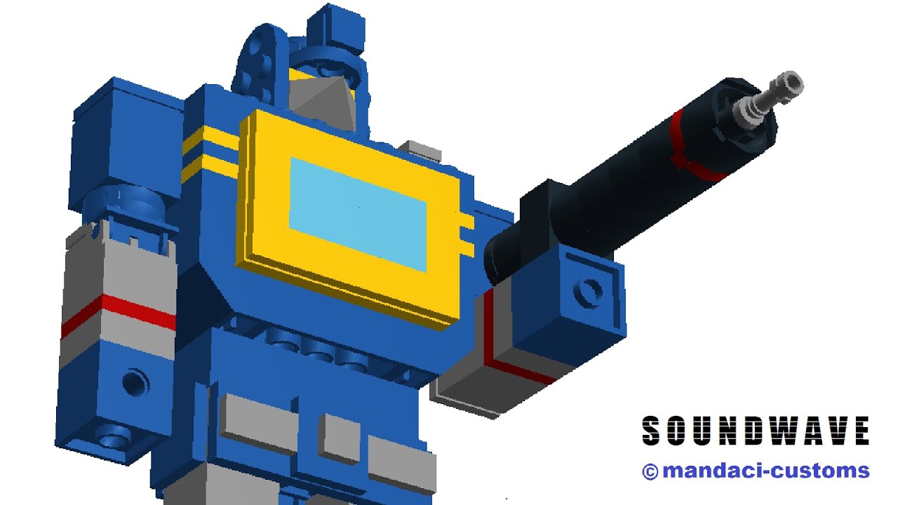 LEGO Transformers Soundwave MOC Instructions Tutorial - YouTube