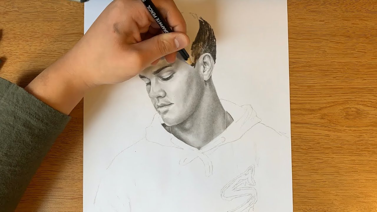 Drawing Noah Beck - YouTube