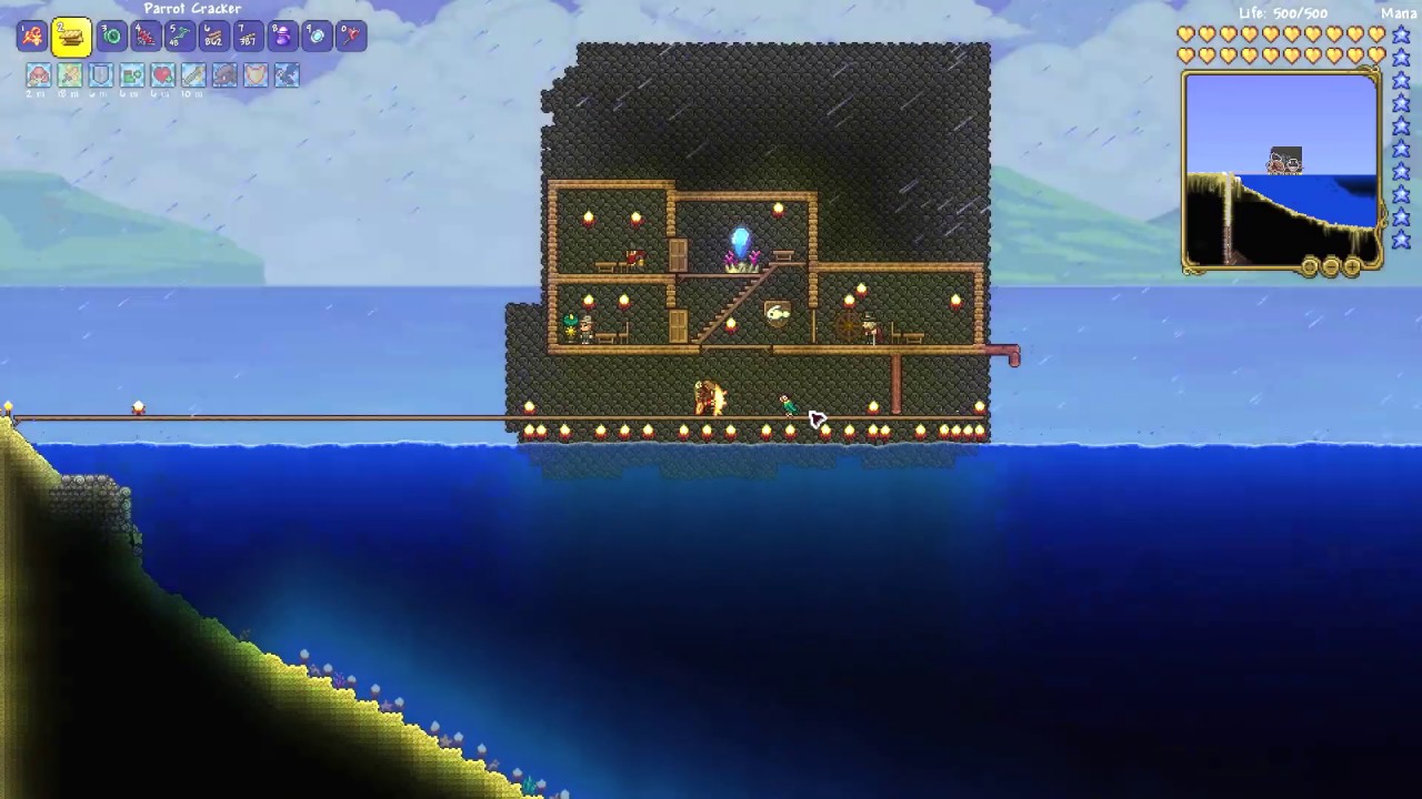 How to get Parrot Cracker - Terraria 1.4 - YouTube