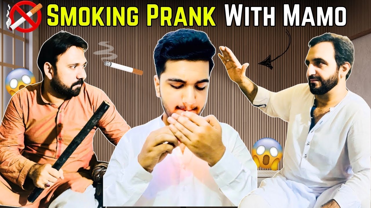 First Ever Smoking Prank Gone Successfull 🚬| Papa Or Mamo Se Bhtt Maar ...