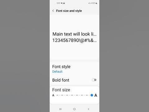 How increase mobile font size? - YouTube