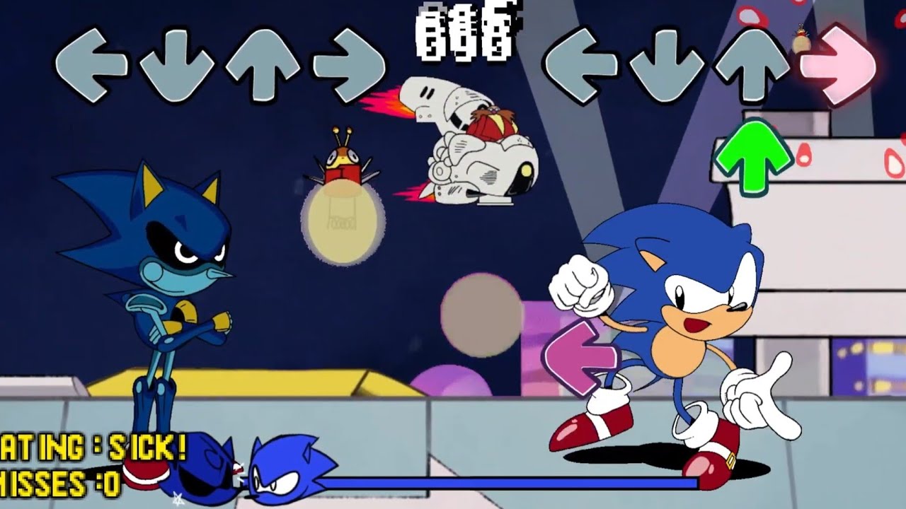 Friday Night Funkin' VS Sonic CD Mega CD (FNF Mod) - YouTube