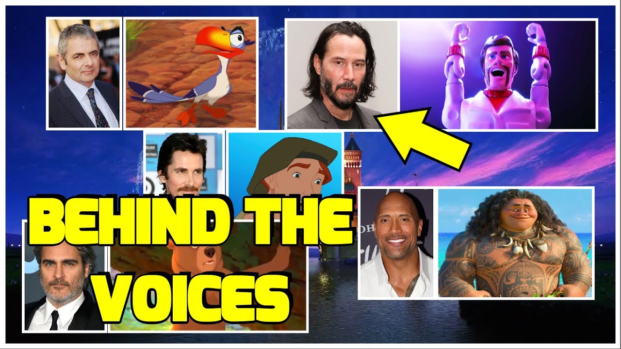 The VOICE ACTORS behind DISNEY animated FILMS - YouTube