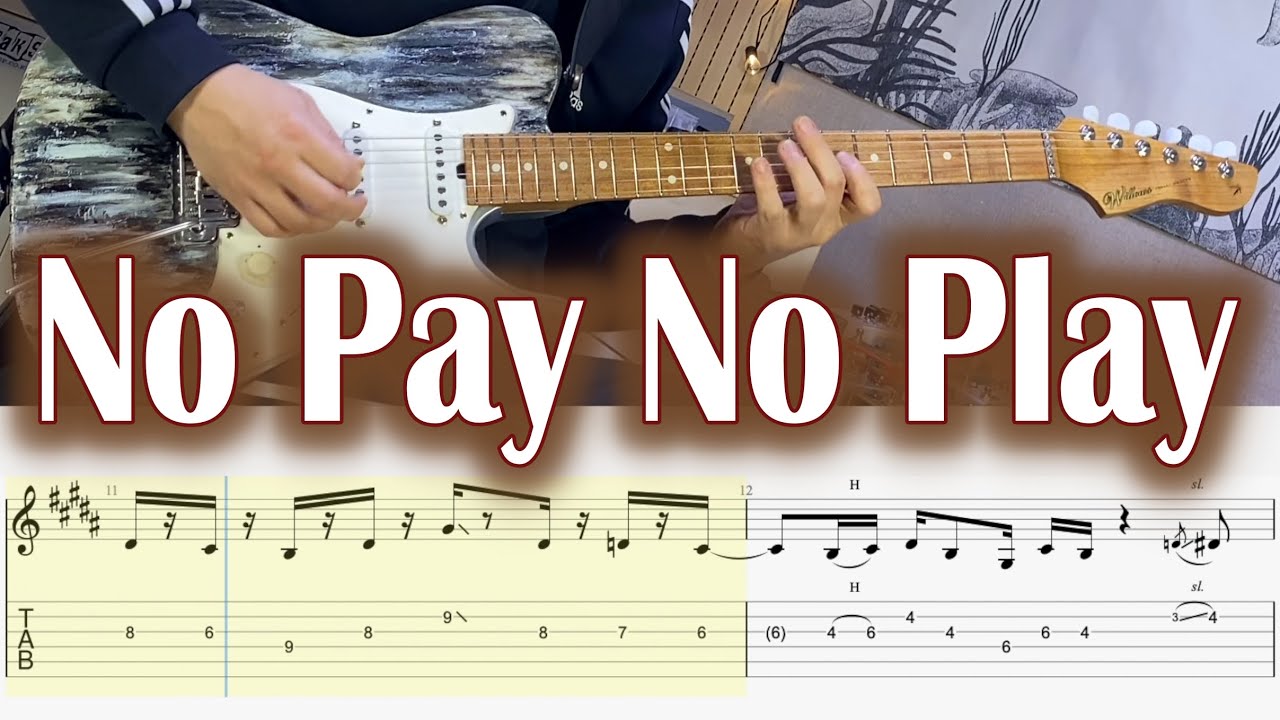 Ronny Jordan - No Pay No Play by Funkyman + TABs + BackingTrack - YouTube