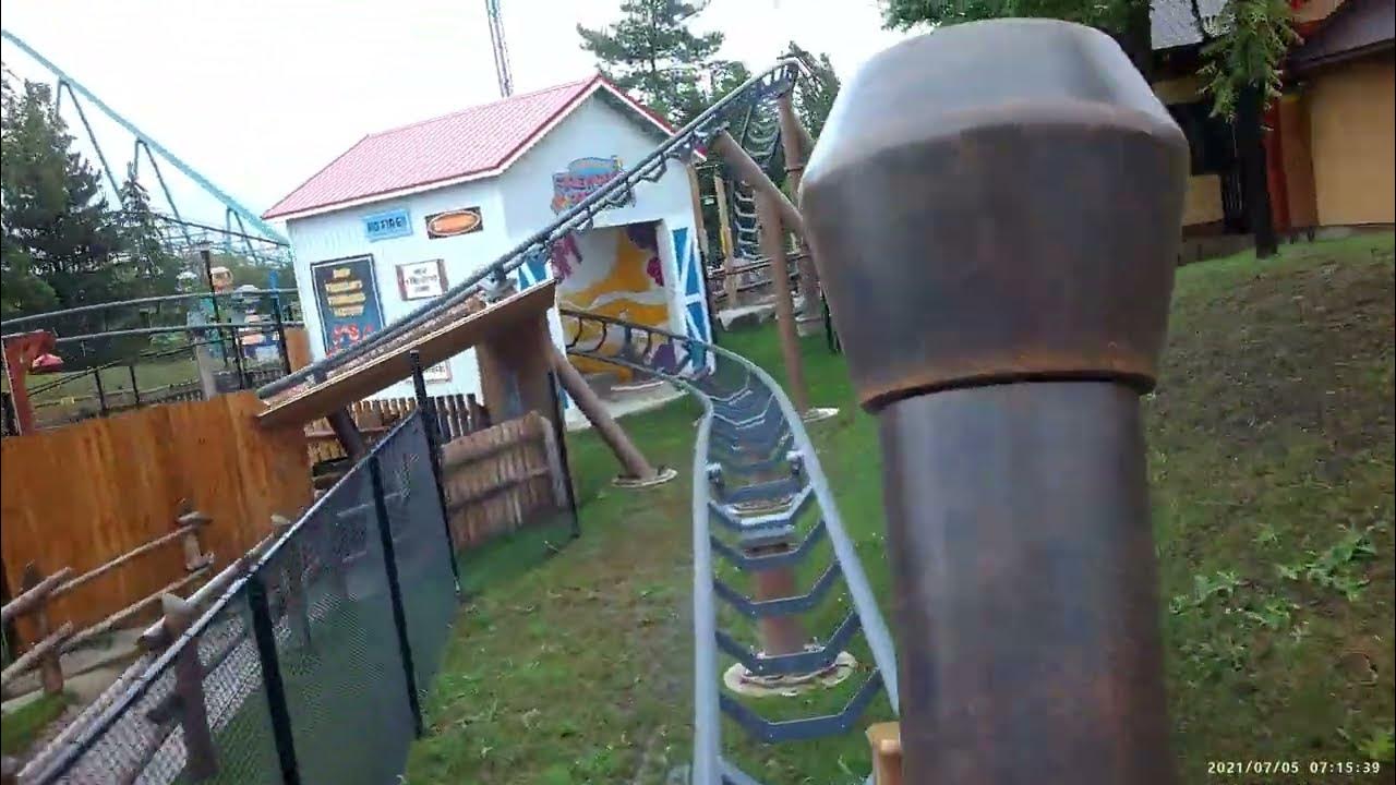 Snoopy's Racing Railway Front Seat POV Canada's Wonderland 2024 - YouTube