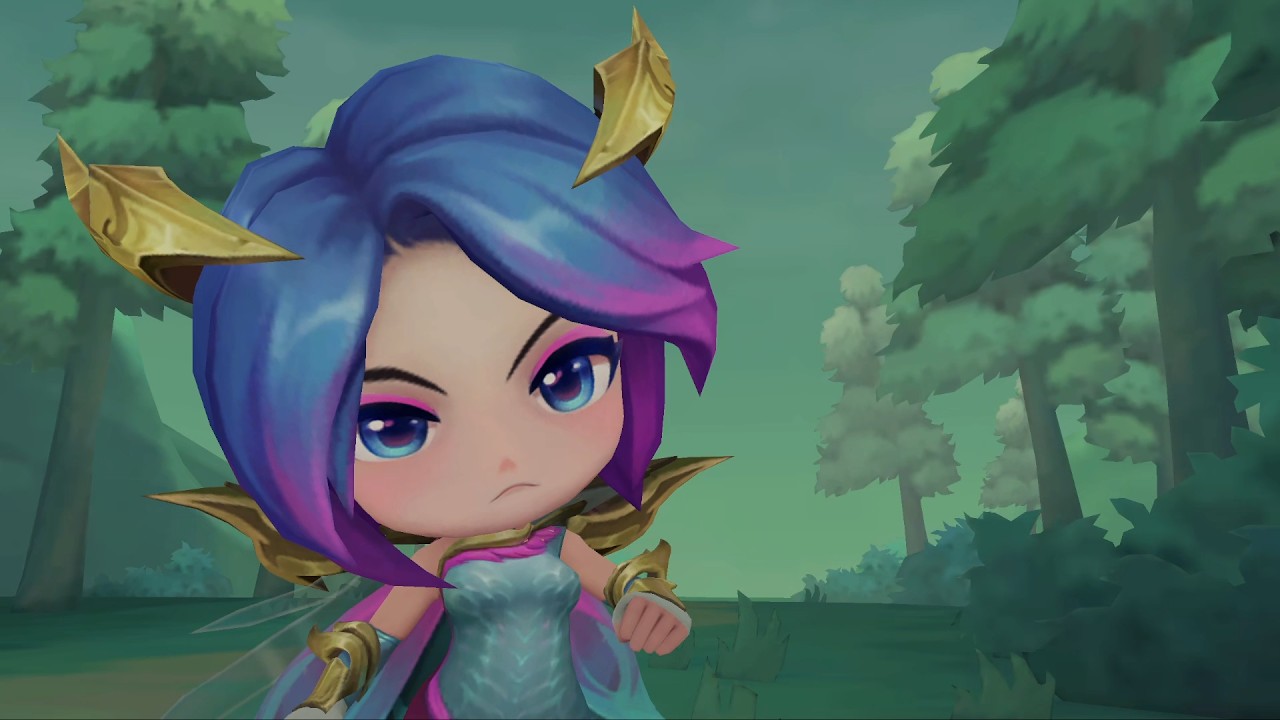 TFT - 12 .5 - Chibi Dragonmancer Ashe - Finisher - YouTube