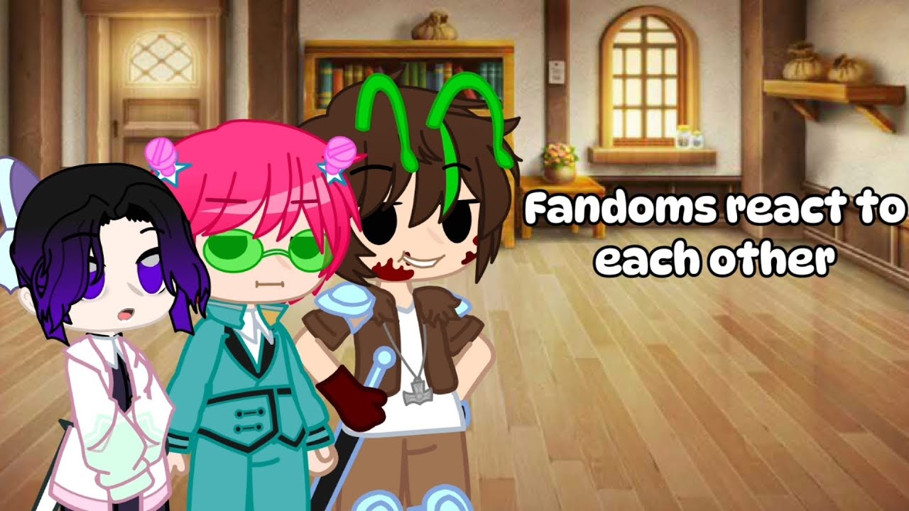 Fandoms react to each other [1/9: introductions] - YouTube