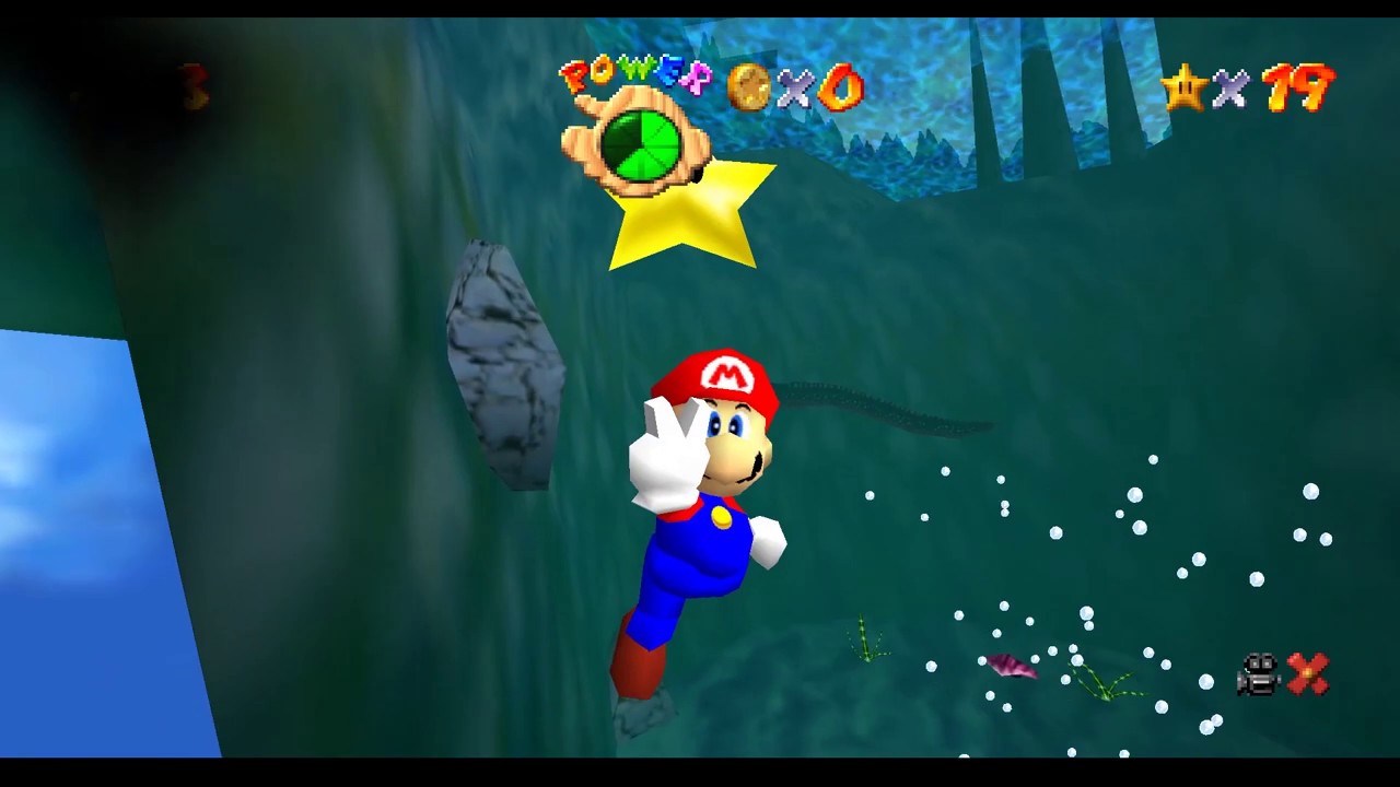 Super Mario 64 1080 COURSE 3 Jolly Roger Bay STAR 02 Can the Eel Come ...