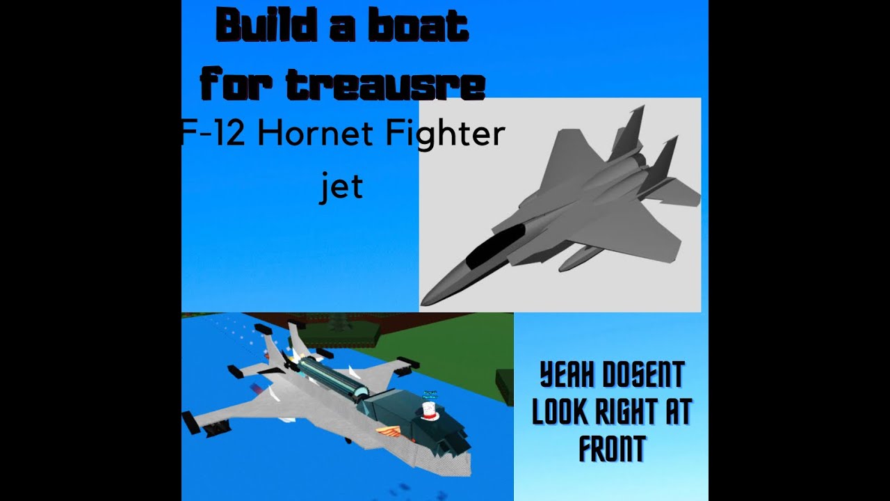 F-12 Hornet Fighter Jet | Build a Boat for Treasure - YouTube