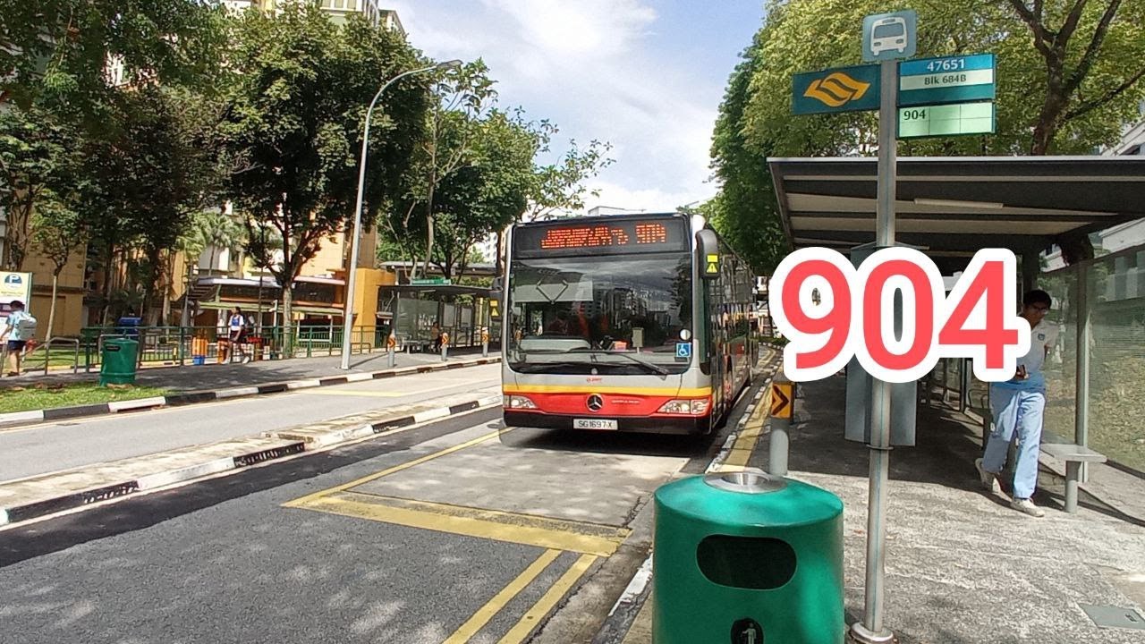 [SMRT] SG1697X Mercedes-Benz O530 Citaro (Batch 3) - Service 904 - YouTube