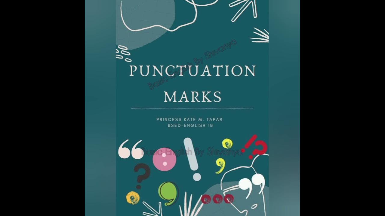Punctuation Marks in English Grammar || Full Notes || 14 Punctuation ...