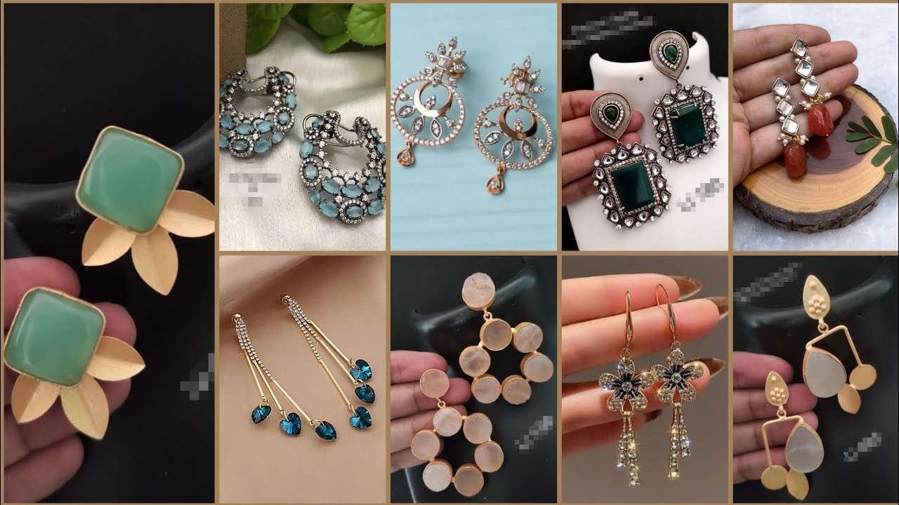 party wear best earrings design ideas/casual wear earring design ideas ...