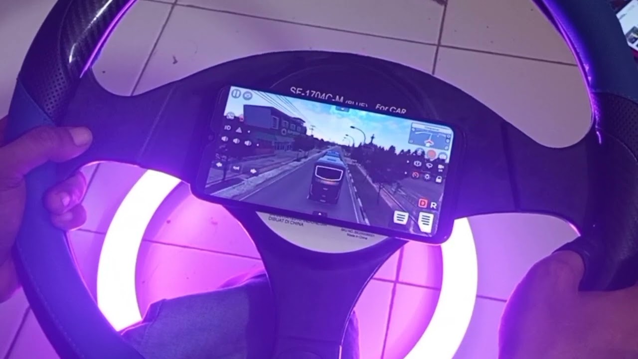Main Bussid pakai stir Mobil asli - YouTube