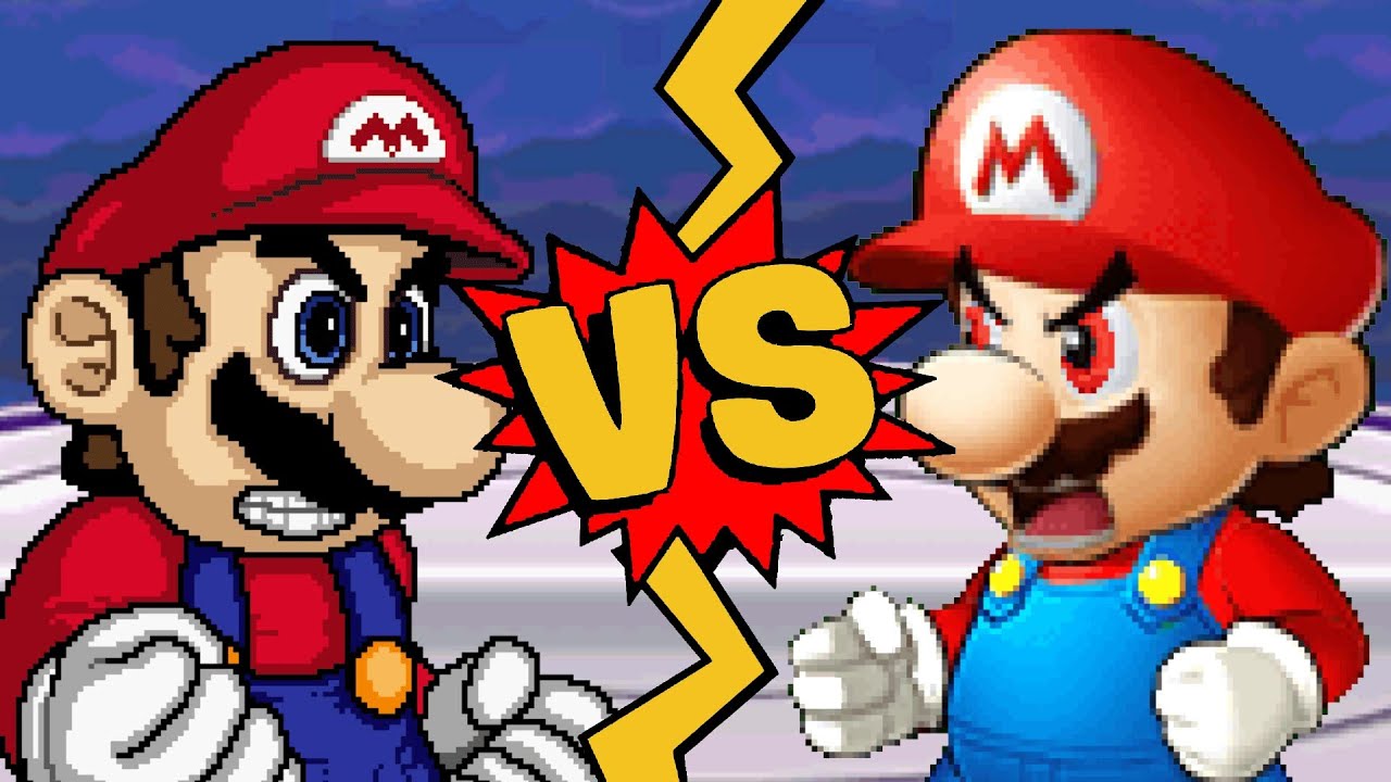 M.U.G.E.N. Battles | Mario vs Power Star Mario - YouTube
