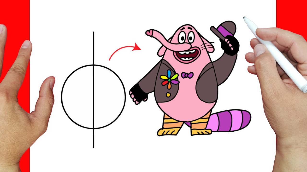 HOW TO DRAW A BING BONG FROM INSIDE OUT - YouTube