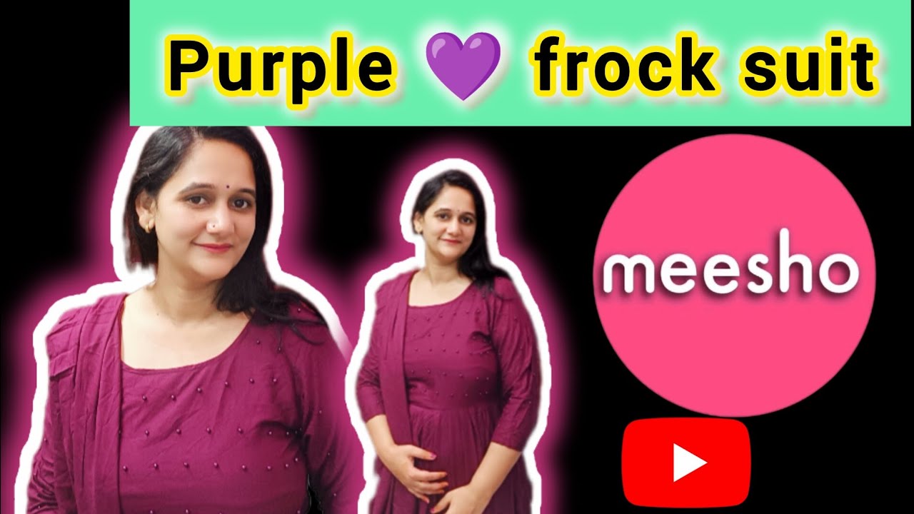 Purple beautiful kurti set Video-77 @Meesho #trending #viral - YouTube