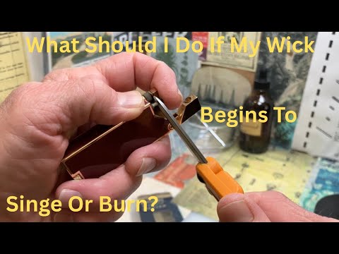 Regular Wick Manicure Maintenance On A Zorro Z666 Cygnus Roller Petrol Lighter That Ran Low On Fuel