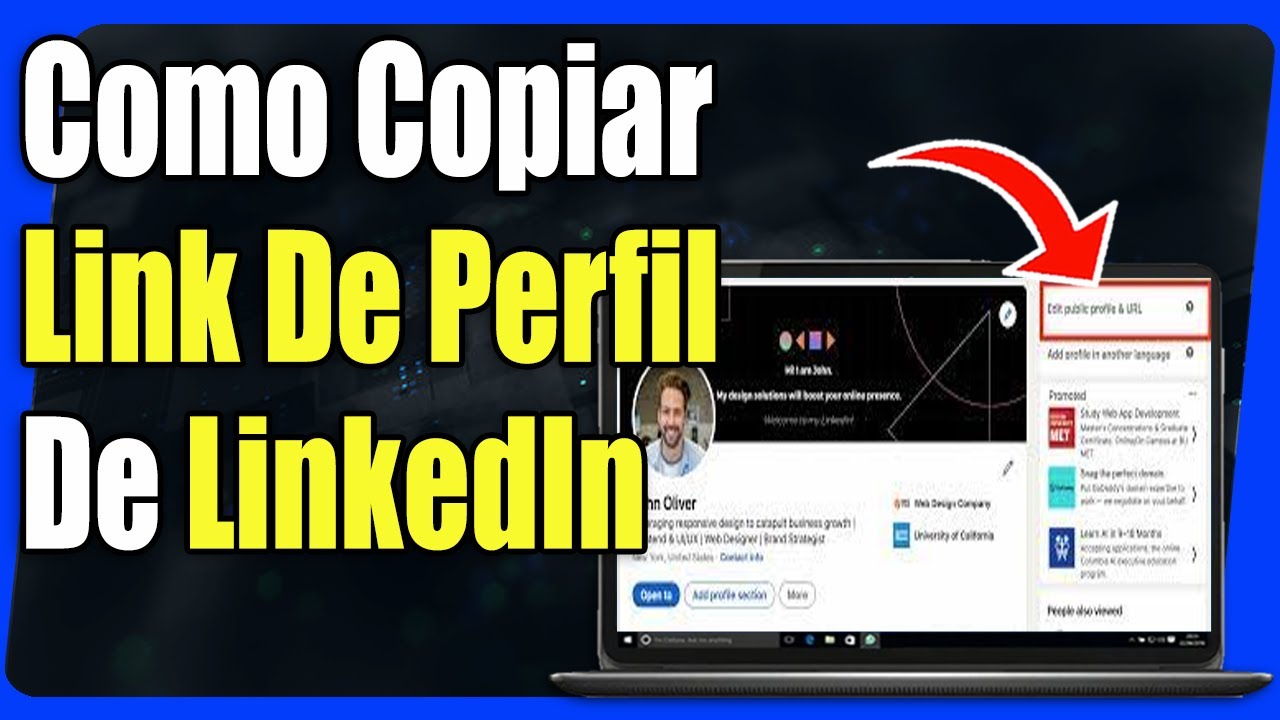 Como Copiar Link De Perfil De Linkedin - YouTube