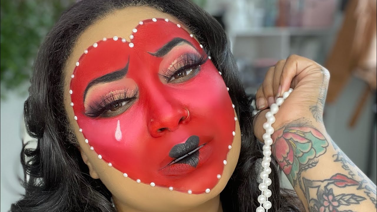 CRY BABY MAKEUP TUTORIAL | VALENTINE'S MAKEUP LOOK - YouTube