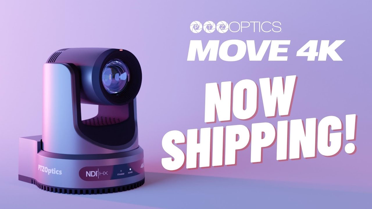 PTZOptics MOVE 4K Cameras Now Shipping! - YouTube