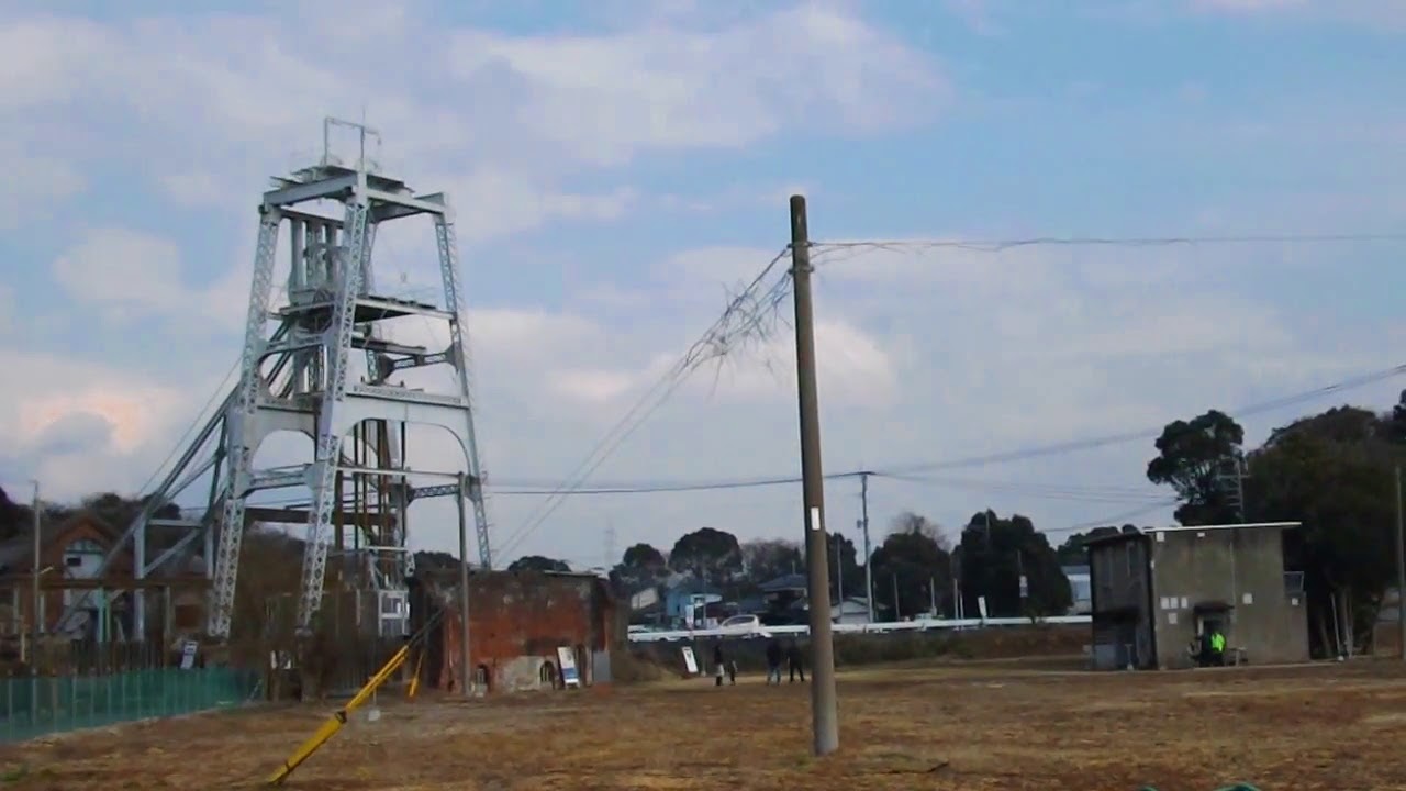 Coal mine shaft turret tour "Miyahara coal mining turret" (Japan) - YouTube