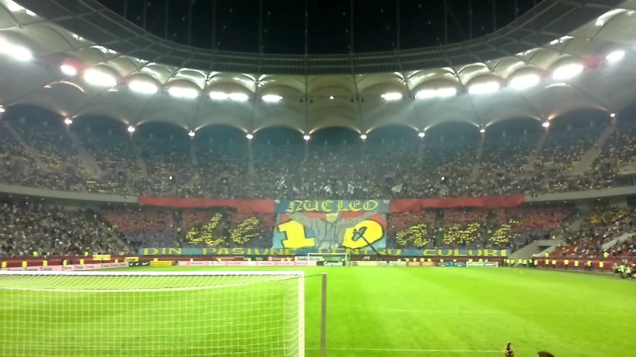 COREGRAFIE STEAUA-RAPID PELUZA NORD (Vazuta din Peluza SUD) - YouTube