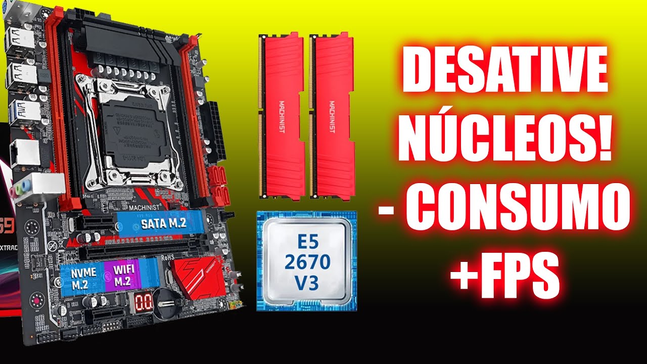 KIT XEON 2670 v3 DESATIVE NÚCLEOS E GANHE FPS - XEON 2670V3 RS9 X99 ...