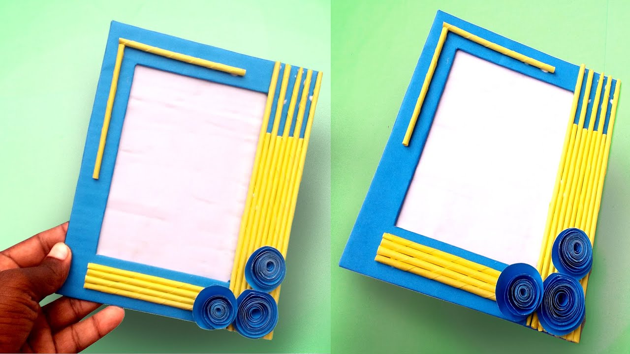 Photo Frame Diy Ideas | Handmade Picture Frame Making At home - YouTube