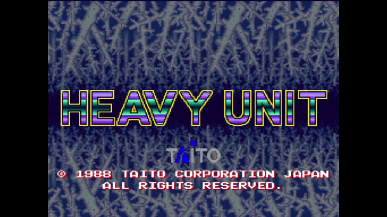 Heavy Unit Arcade Game, Kaneko Taito 1988, Longplay - YouTube