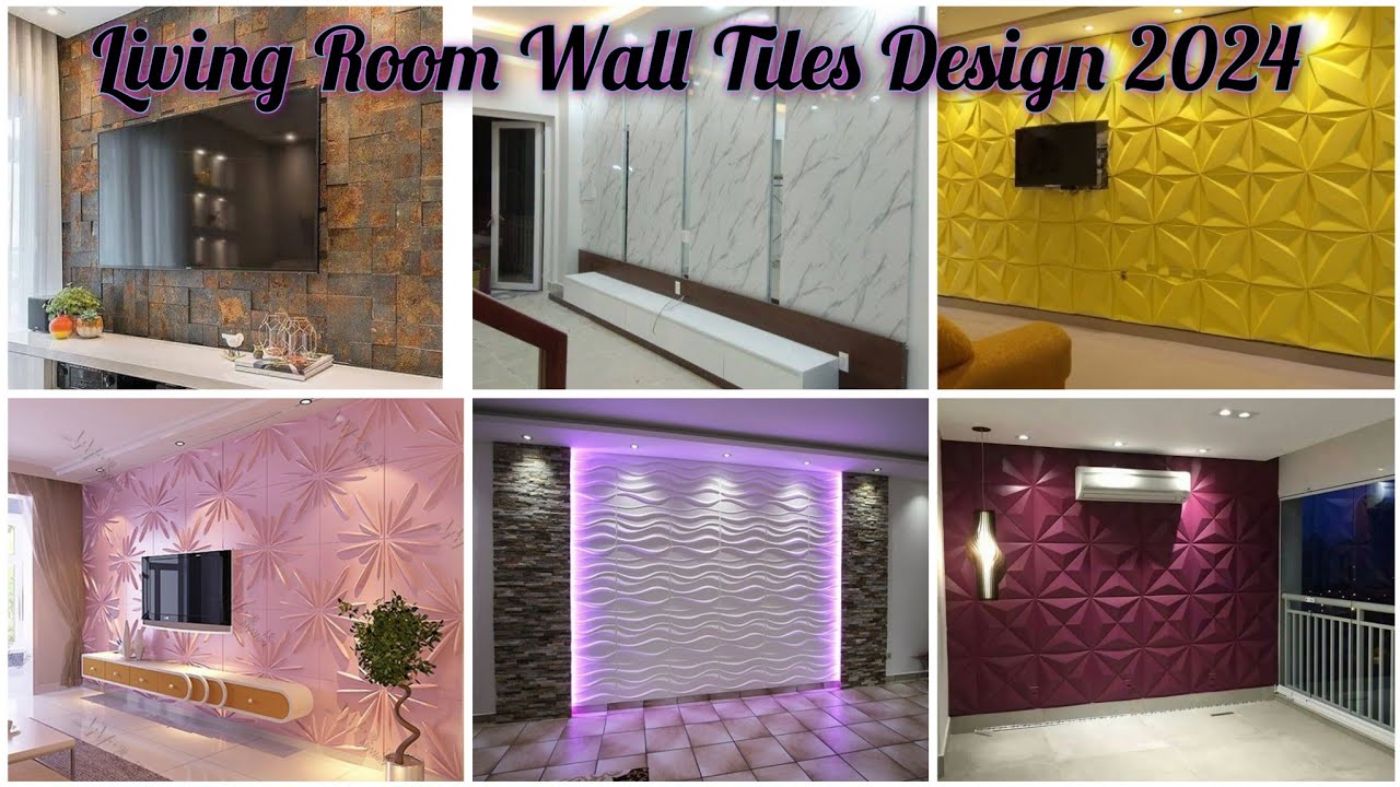 Modern Living Room Wall Tiles Design 2024 | Room Tiles Design | Wall ...