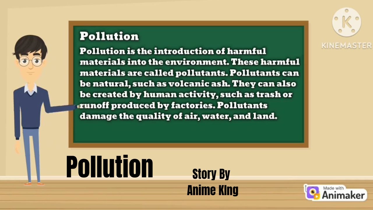 Pollution II A short animated educational story II Anime King II # ...