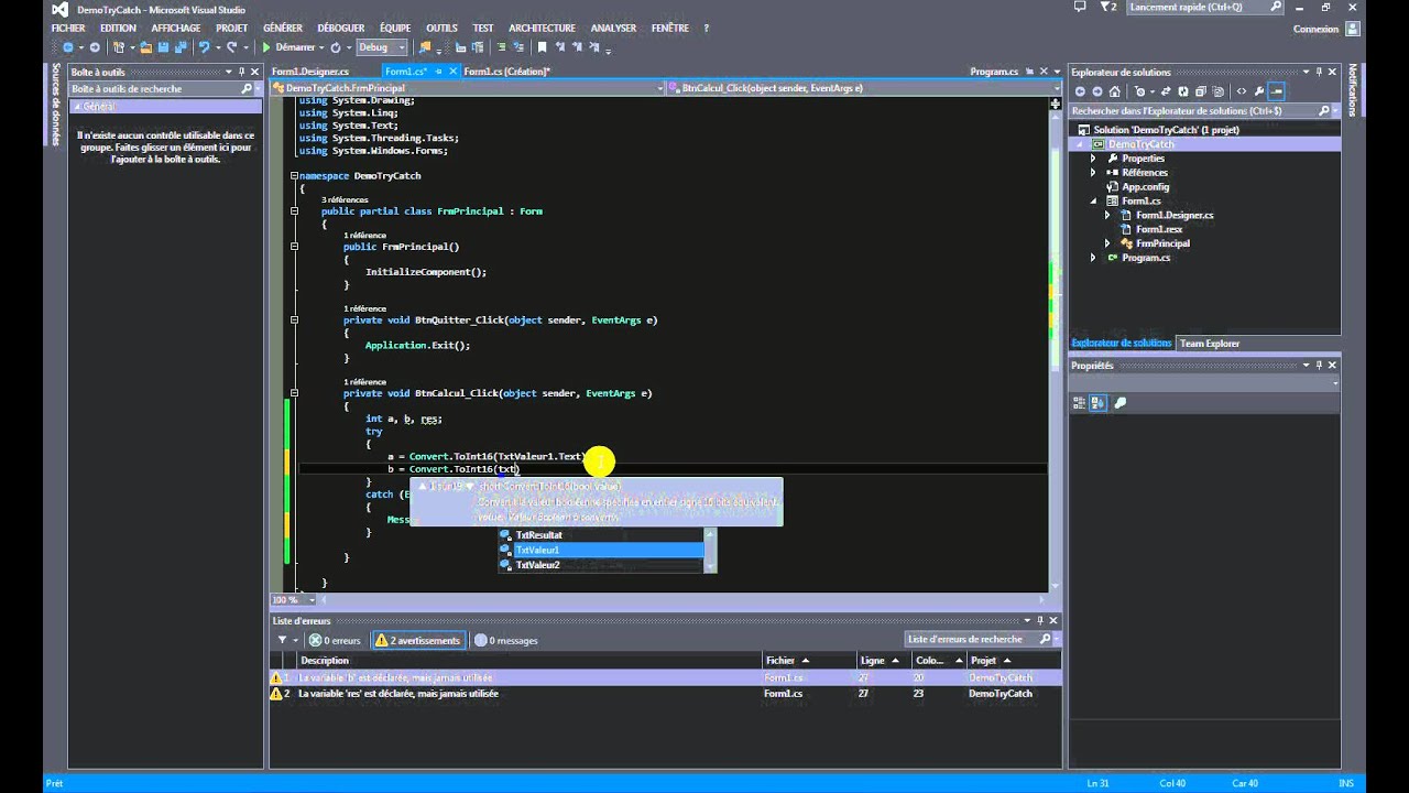 21 - Try Catch - YouTube