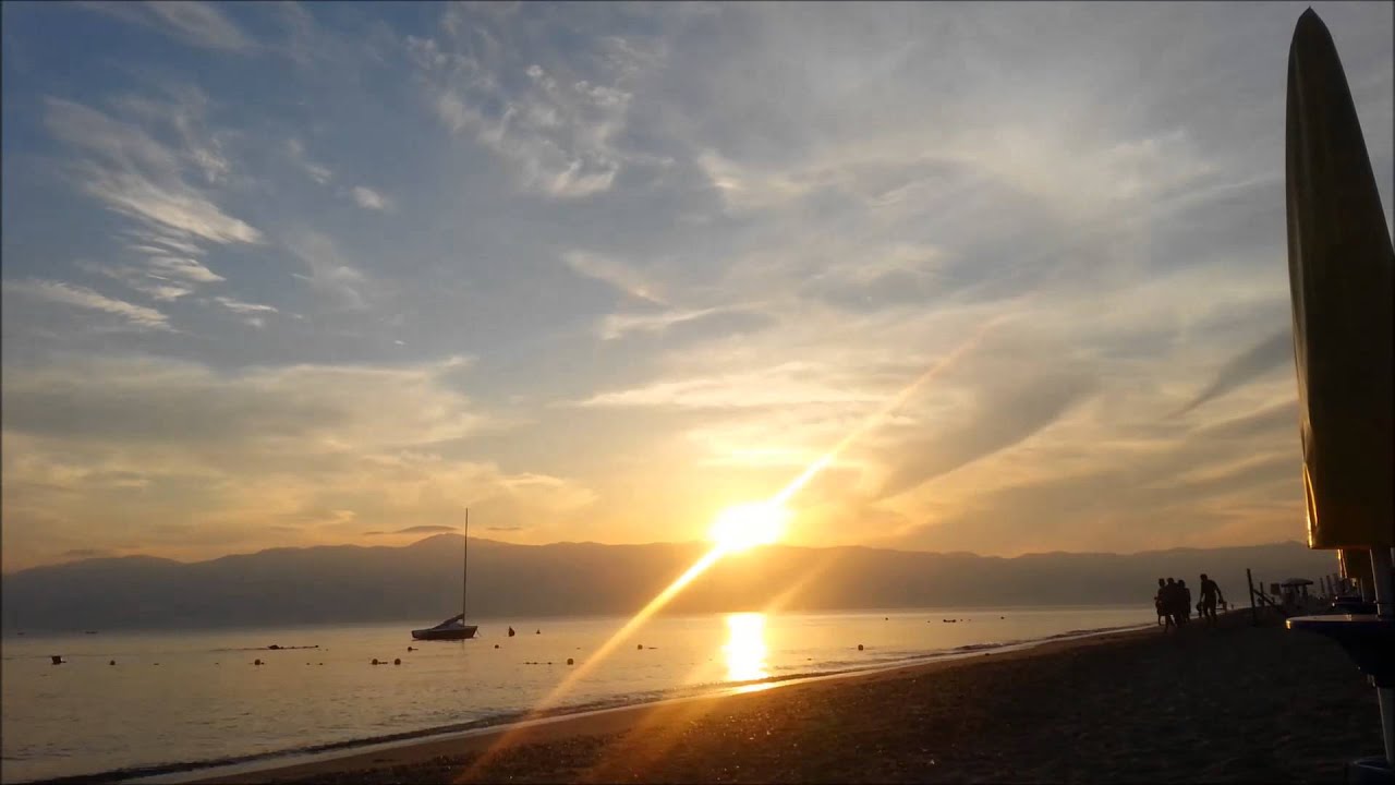 A sunset in timelapse @ Catona, Reggio Calabria - YouTube
