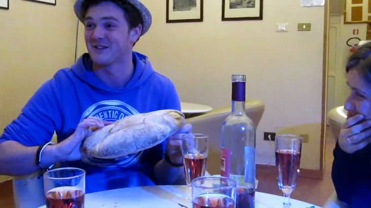 Epic fail breaking the bread - YouTube