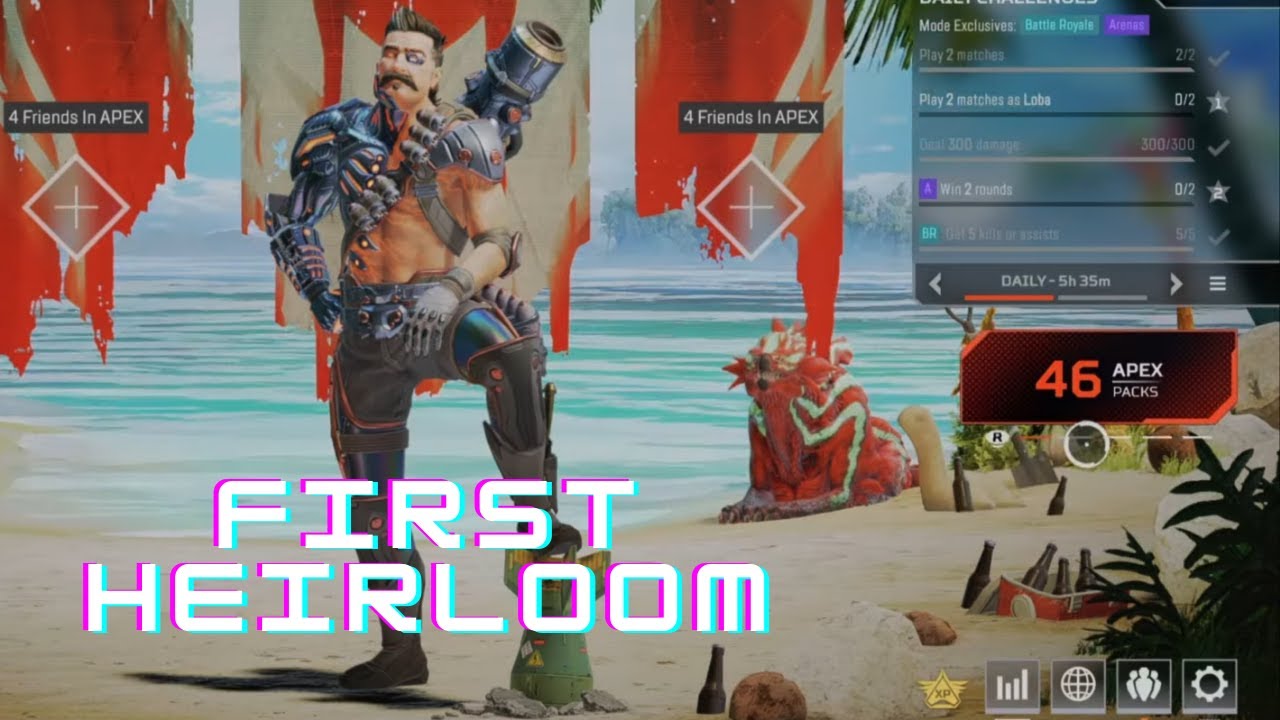 Apex legends heirloom pack opening - YouTube