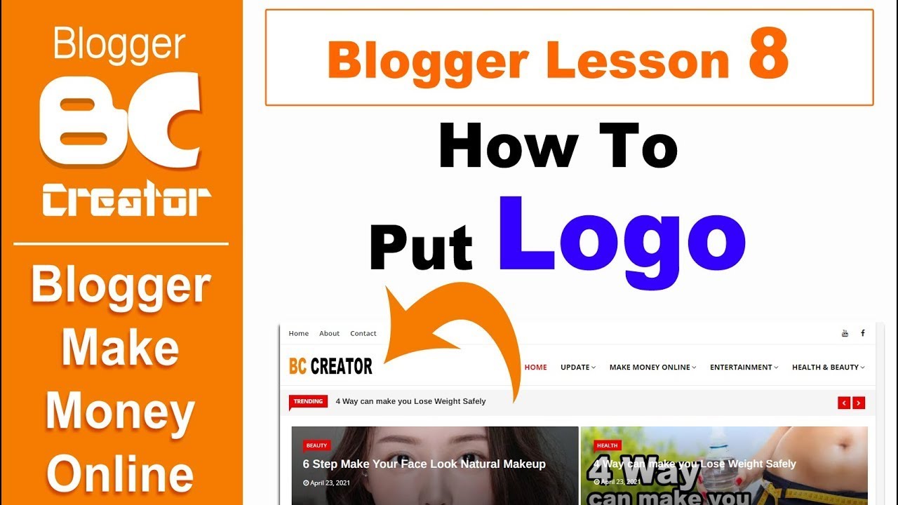 Part 8 How To Put Logo In Blogger YouTube part-8-how-to-put-logo-in-blogger-youtube