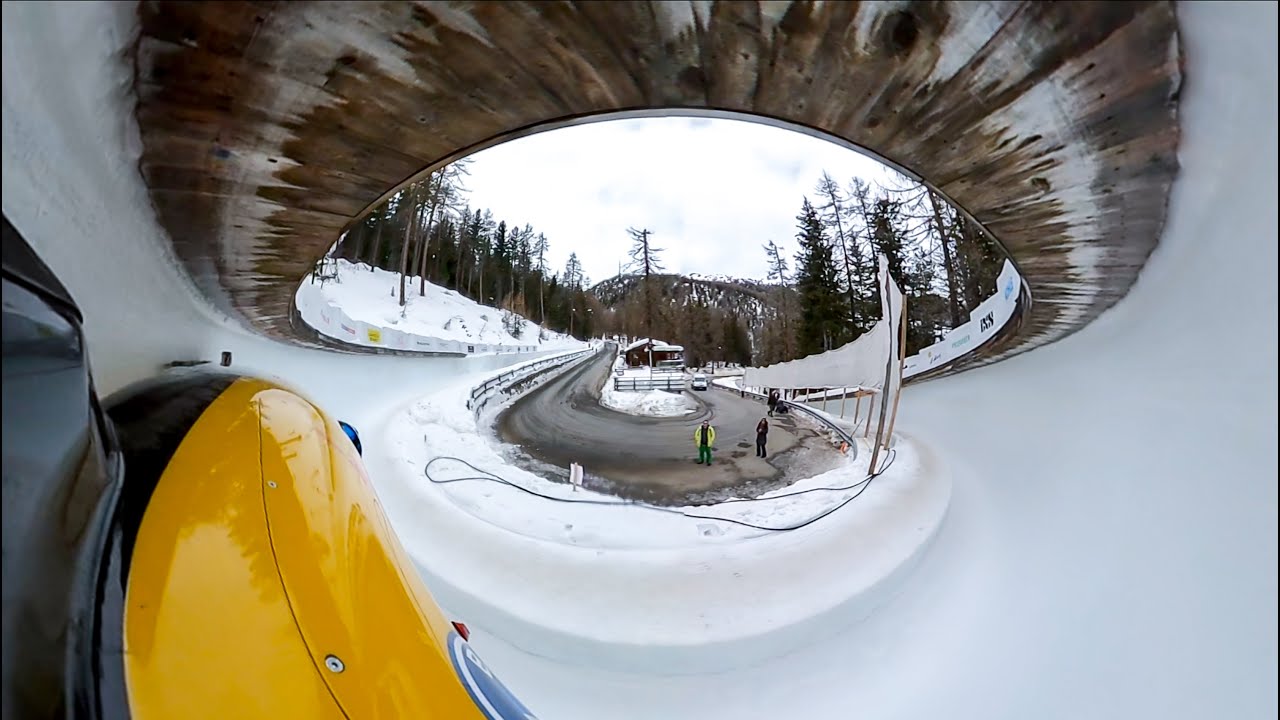 Down The Fastest European Bobsled Track - St. Moritz (SUI) - YouTube